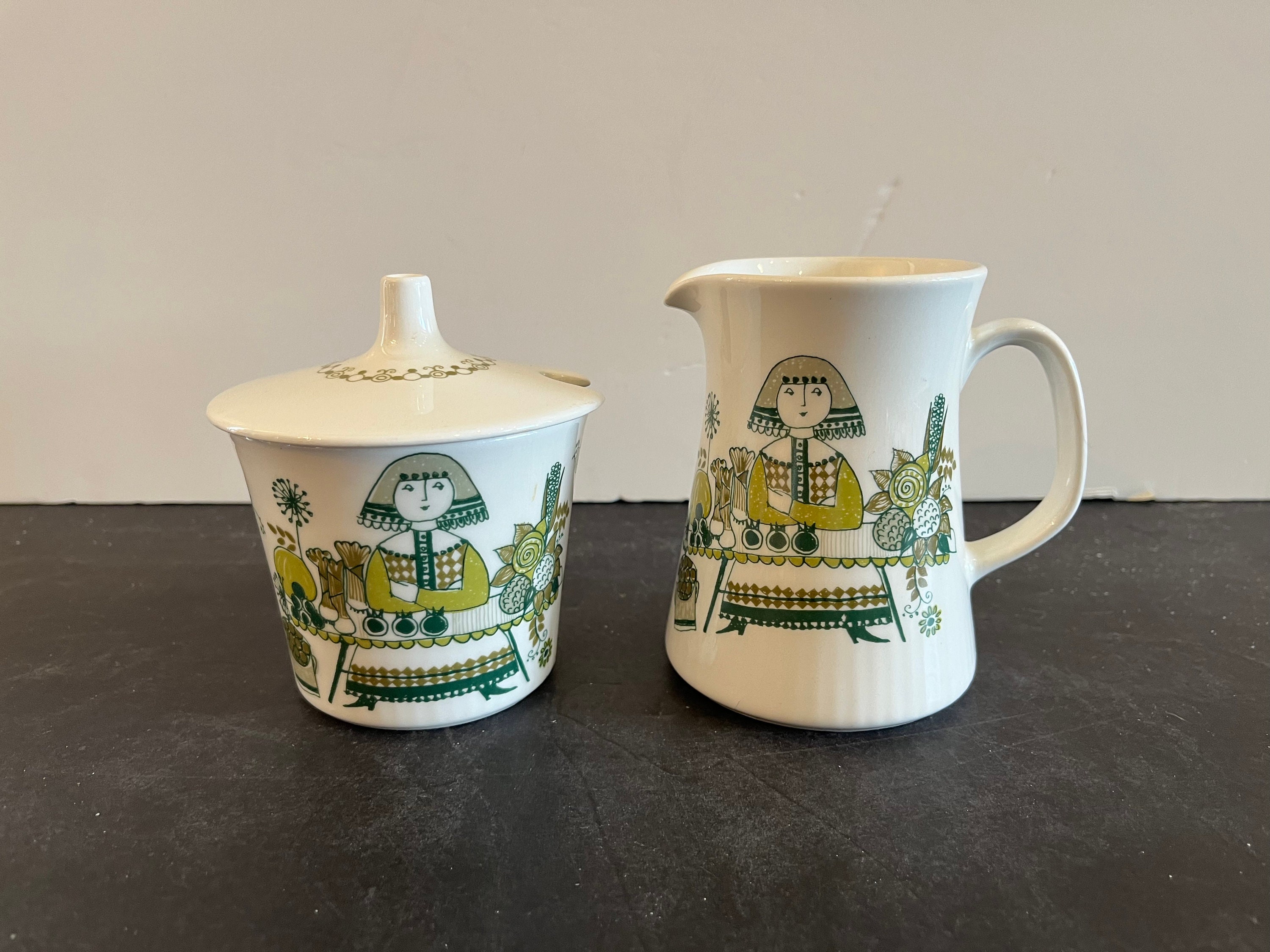 Vintage Figgio Flint TURI DESIGN MARKET Coffeepot Sugar Bowl - Etsy