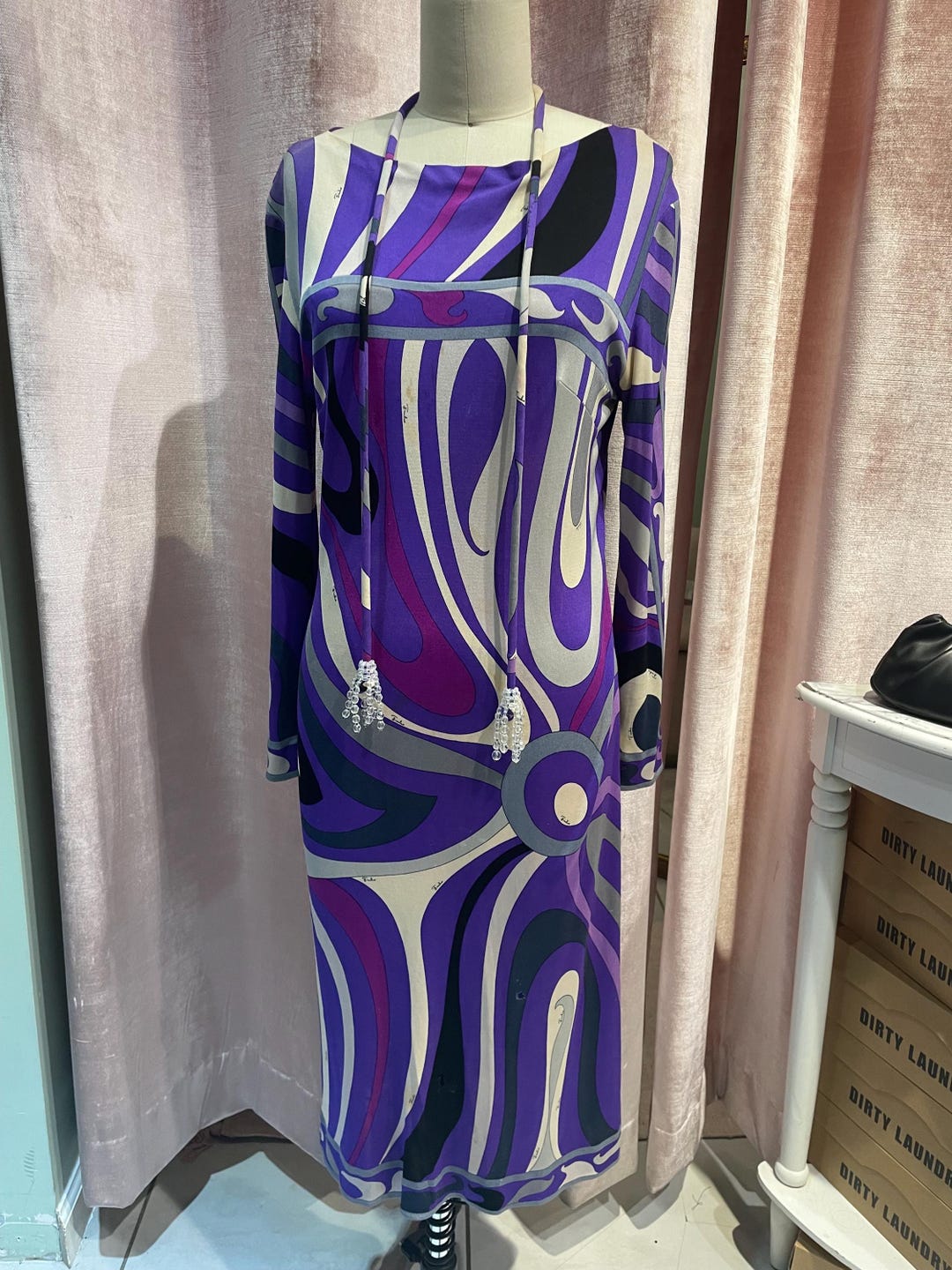 Kendo Pucci 70s Jersey Dress - Etsy