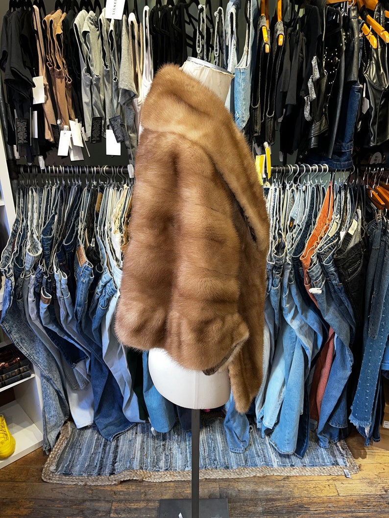 Vintage 50s Blonde Mink Stole Jacklet - Etsy