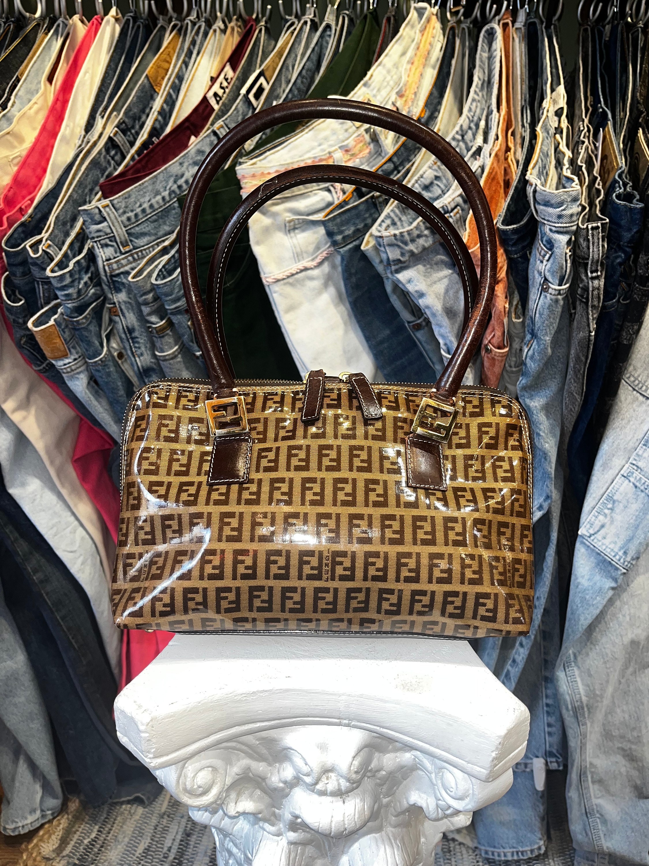Fendi Ff Logo Bag - Etsy Fendi Ff Logo Bag - Etsy