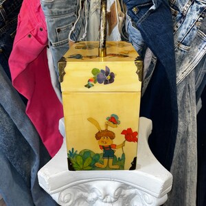 Vintage 1950s Wooden Collage Frame Box Bag - Etsy