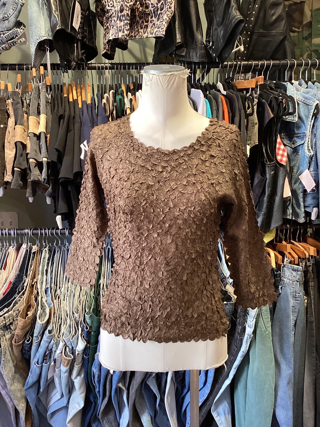 Vintage Y2K Popcorn Texture Tops - Etsy