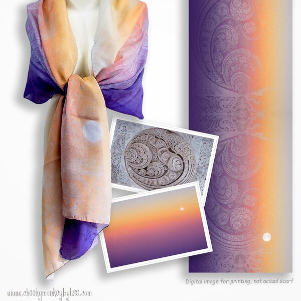 Sunset Fabric - Etsy