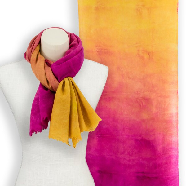 Hot Pink Scarf - Etsy