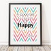 Colorful Inspiring Printable Quote Poster , Life Motto for Teen Room ...