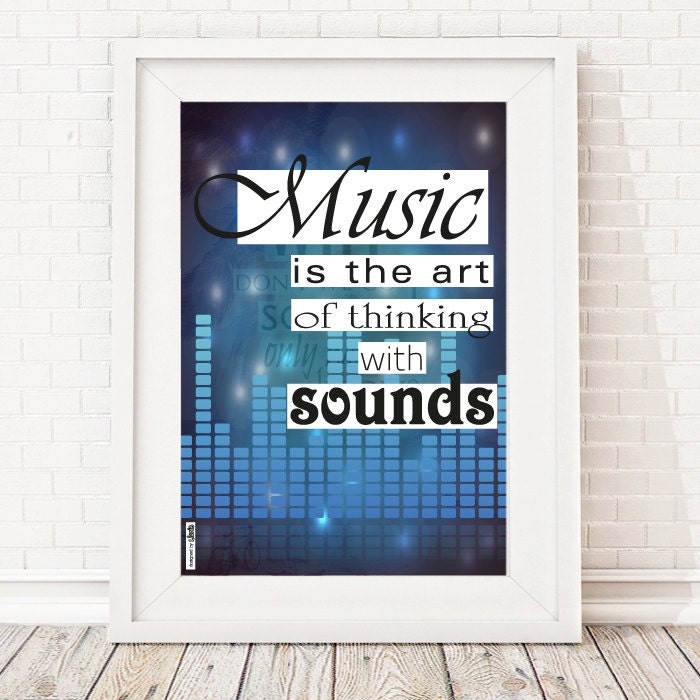 Music Instant Printable Download Poster , Inspiring Art for Music ...