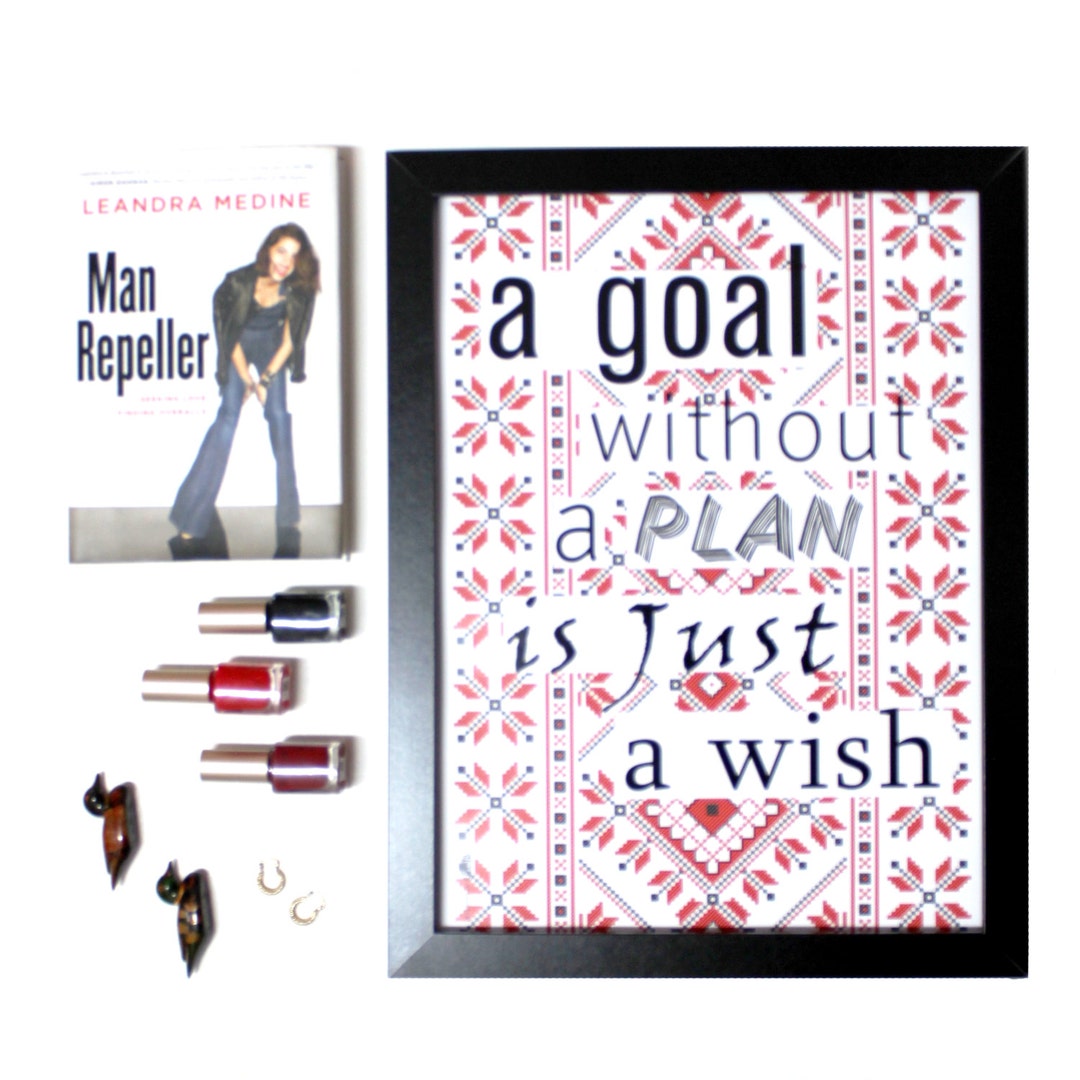Red and Black Inspiring Printable Quote Poster Life Motto for Office ...