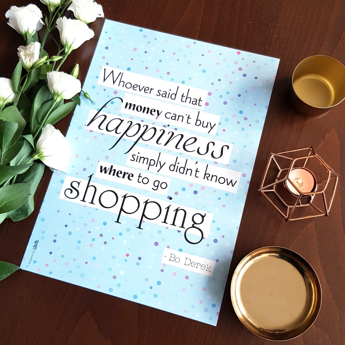 Printable Fashion Quote Poster Great Inspiring Words for Fashion Lover ...