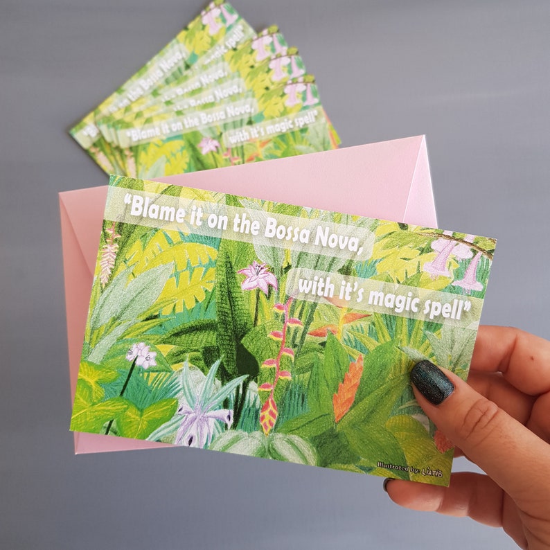 Set of 5 Greeting Cards of Brazilian Amazonas Jungle With - Etsy Israel