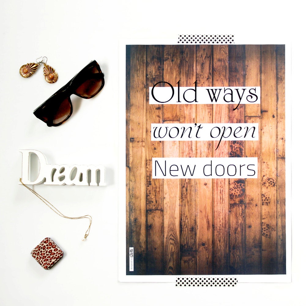 Inspiration Printable Quote Poster Great as Motivational Decor for ...