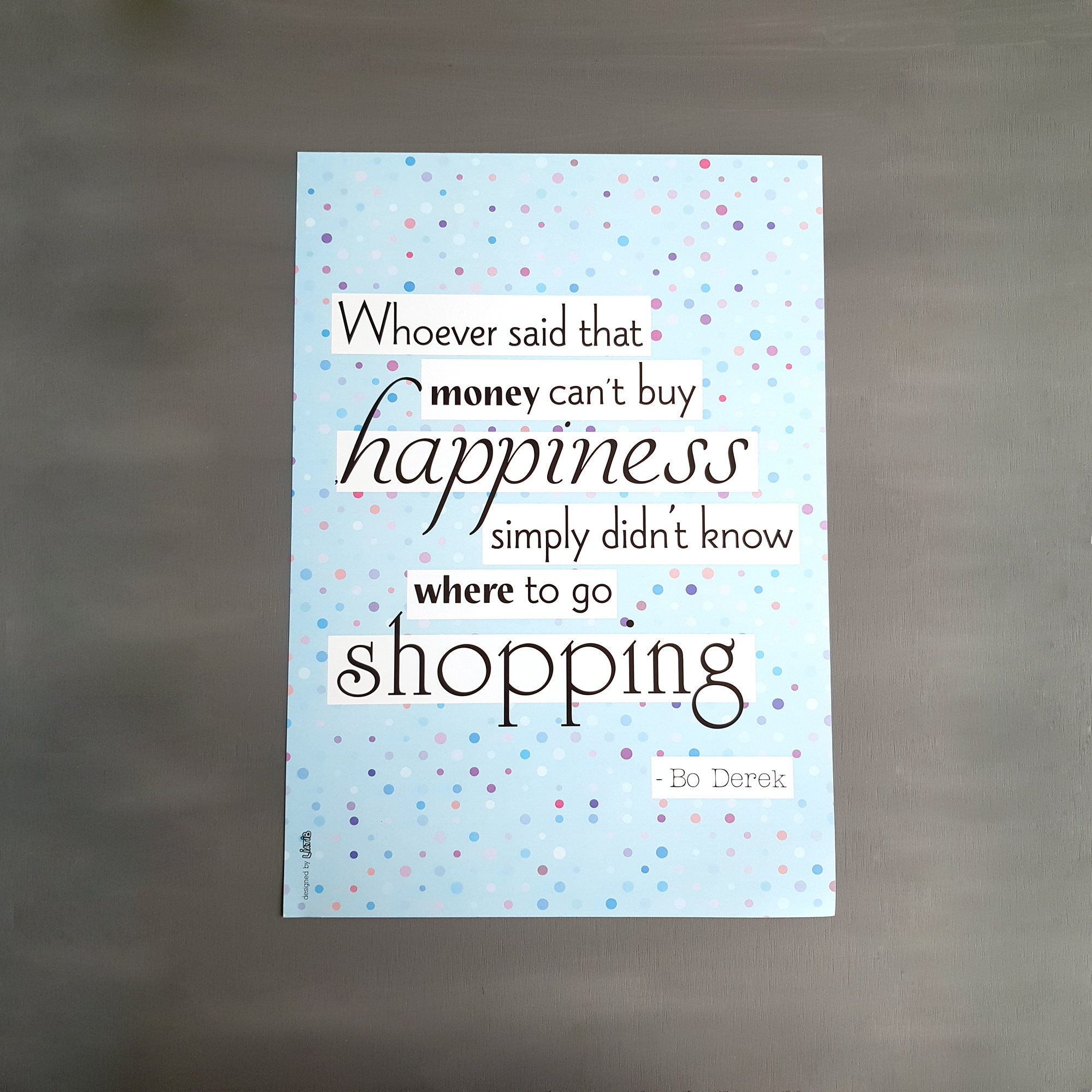 Printable Fashion Quote Poster Great Inspiring Words for Fashion Lover ...