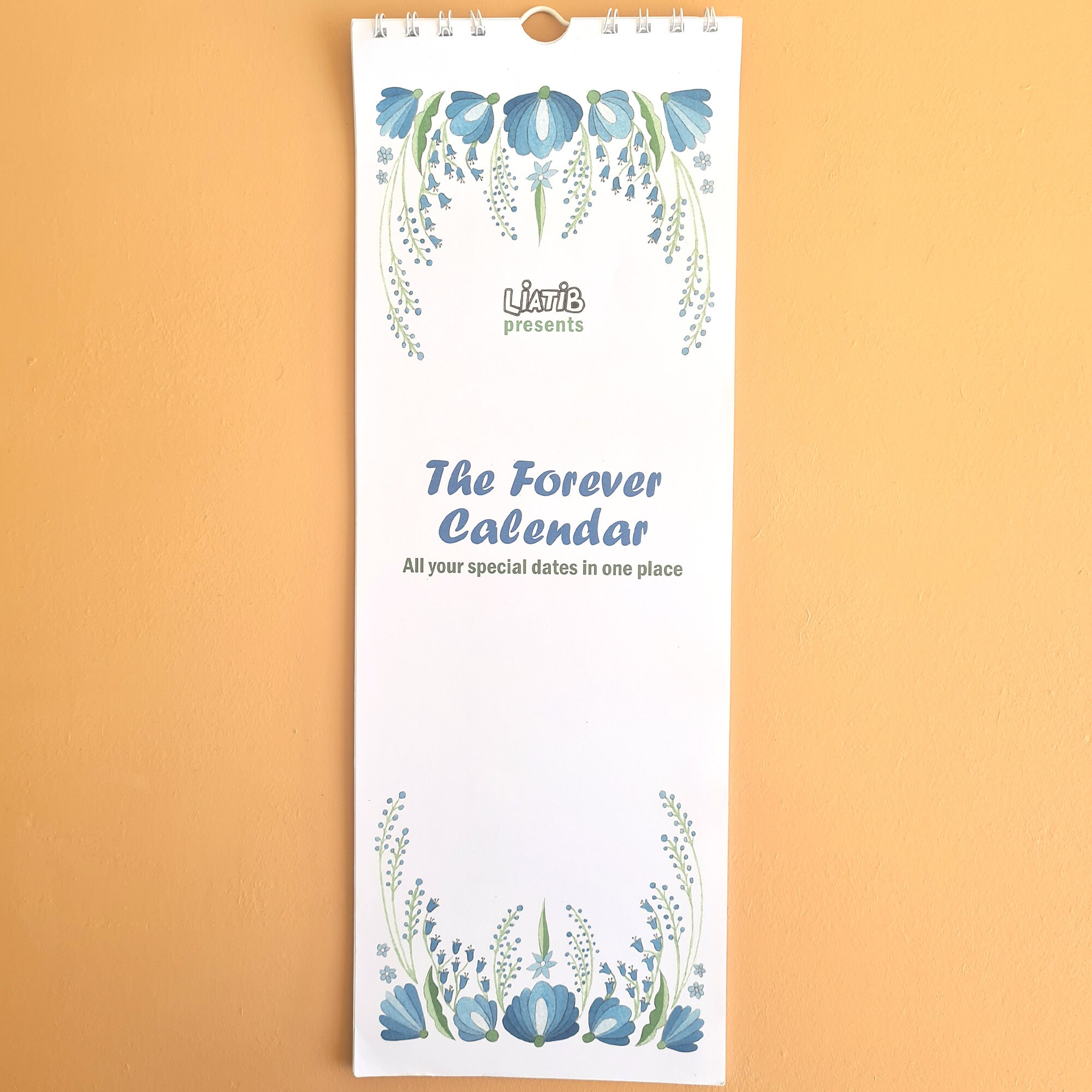 Printable 12 Months Forever Calendar With Colorful Hungarian - Etsy