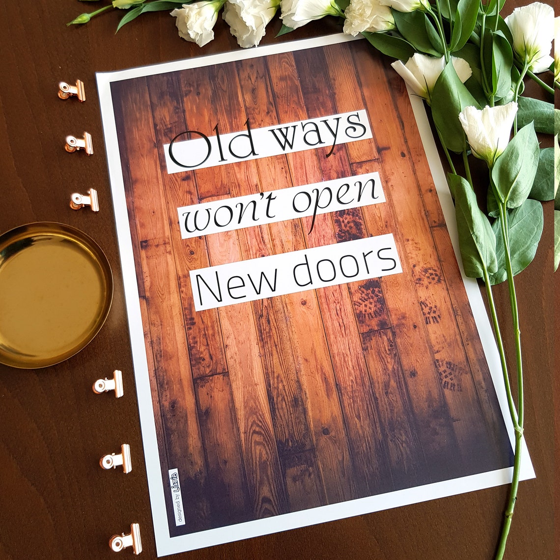 Inspiration Printable Quote Poster Great as Motivational Decor for ...