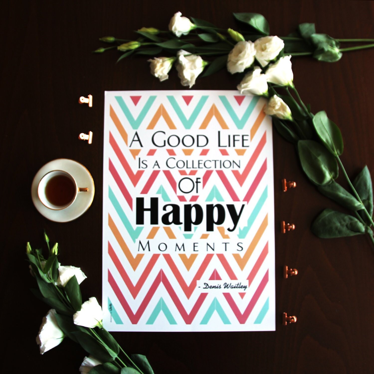 Colorful Inspiring Printable Quote Poster , Life Motto for Teen Room ...