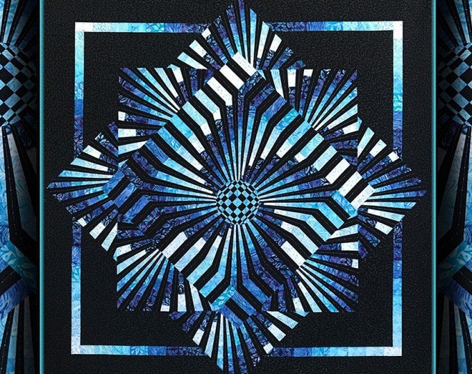 Spiral Motion Quilt Pattern, Kwiltart, DIY Quilting Pattern, 67" X 67 ...