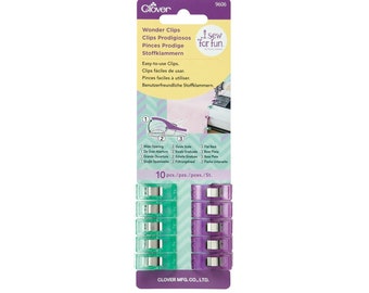 6 Pieces Mini Sewing Clips Quilting Clips Knitting and Crocheting Clips ...