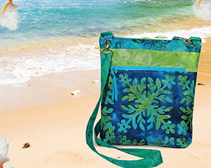 Barbados Bag Pattern to Make Pocket DIY Sewing, Pink Sand Beach Designs ...