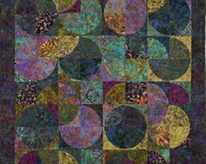 Eclipse Quilt Pattern, Quilt Country, DIY Quilting, Great With Batik Fabrics, 5 Sizes - Etsy