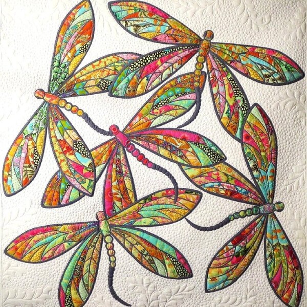 Dragonfly Quilt Pattern - Etsy