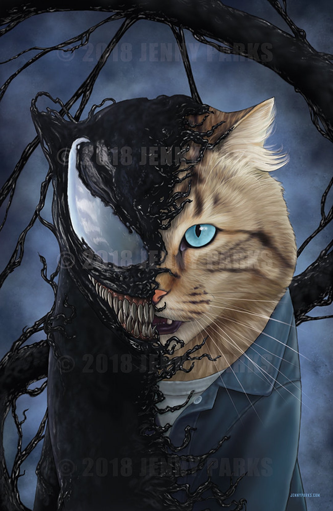 Venom Cat 11x17 Poster - Etsy