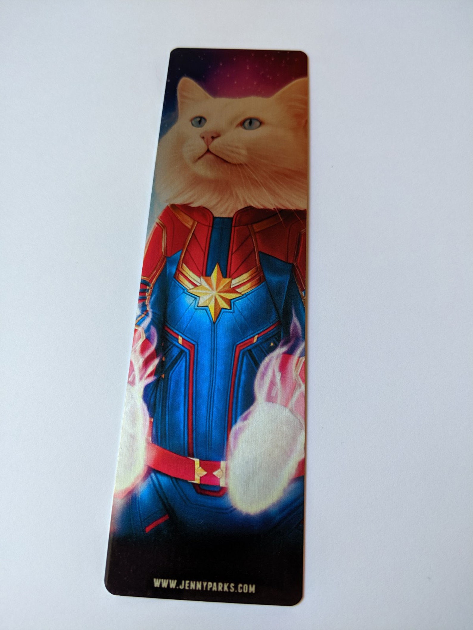 Capt Meowvel Metal Bookmark - Etsy