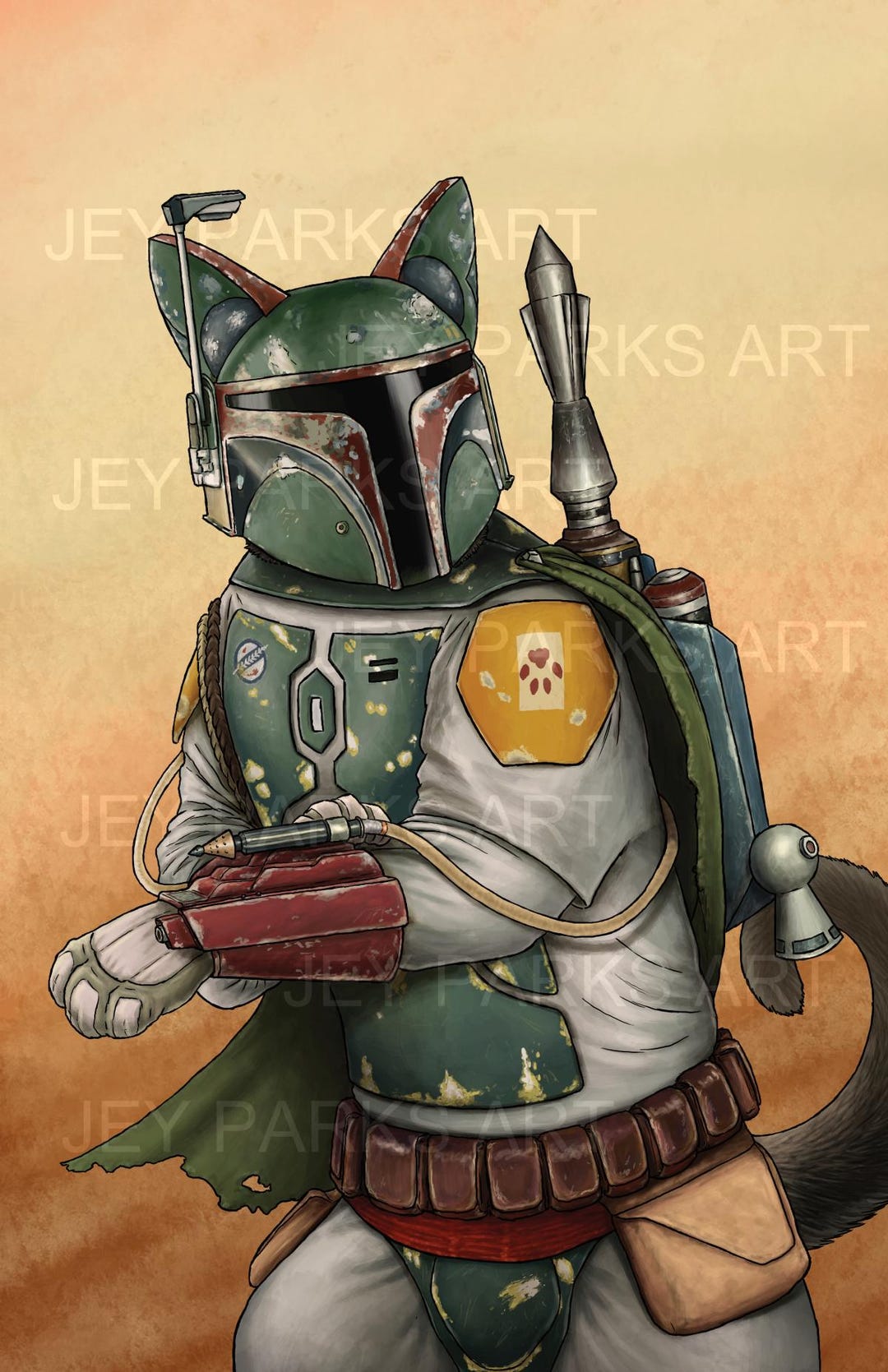 Boba Catt 11x17 Poster - Etsy