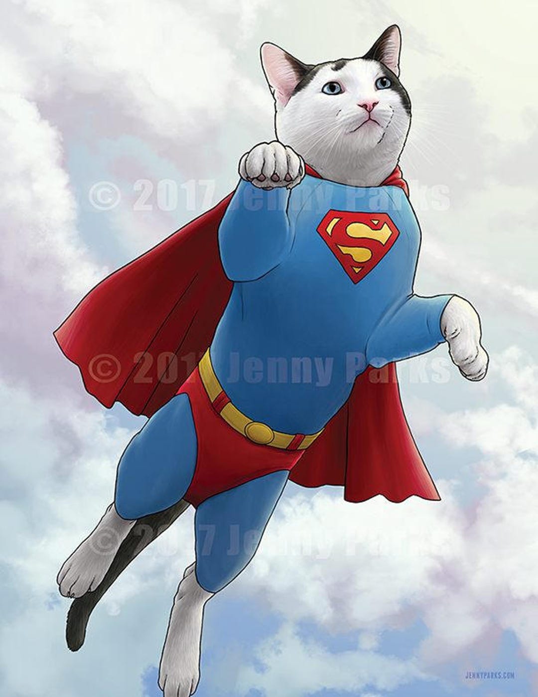 Supercat 8.5x11 Print - Etsy