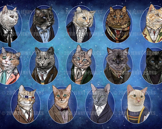 Doctor Mew 11x17 Poster - Etsy