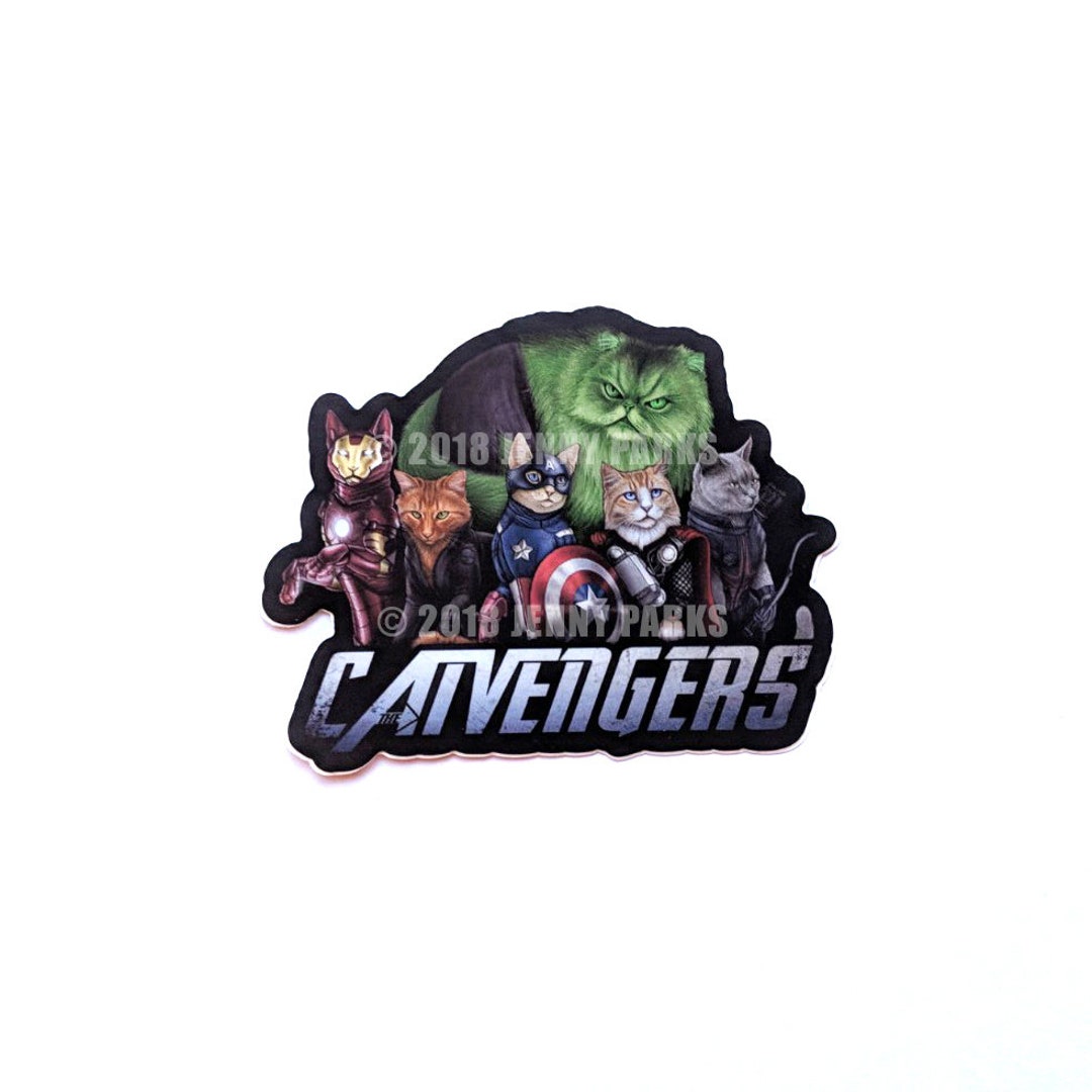 Catvengers Sticker - Etsy