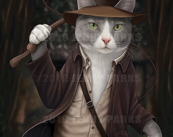 Toothless Cat Postcard - Etsy