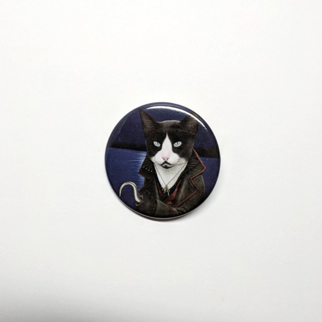 Hook Cat (killian Jones) 1.5" Button - Etsy
