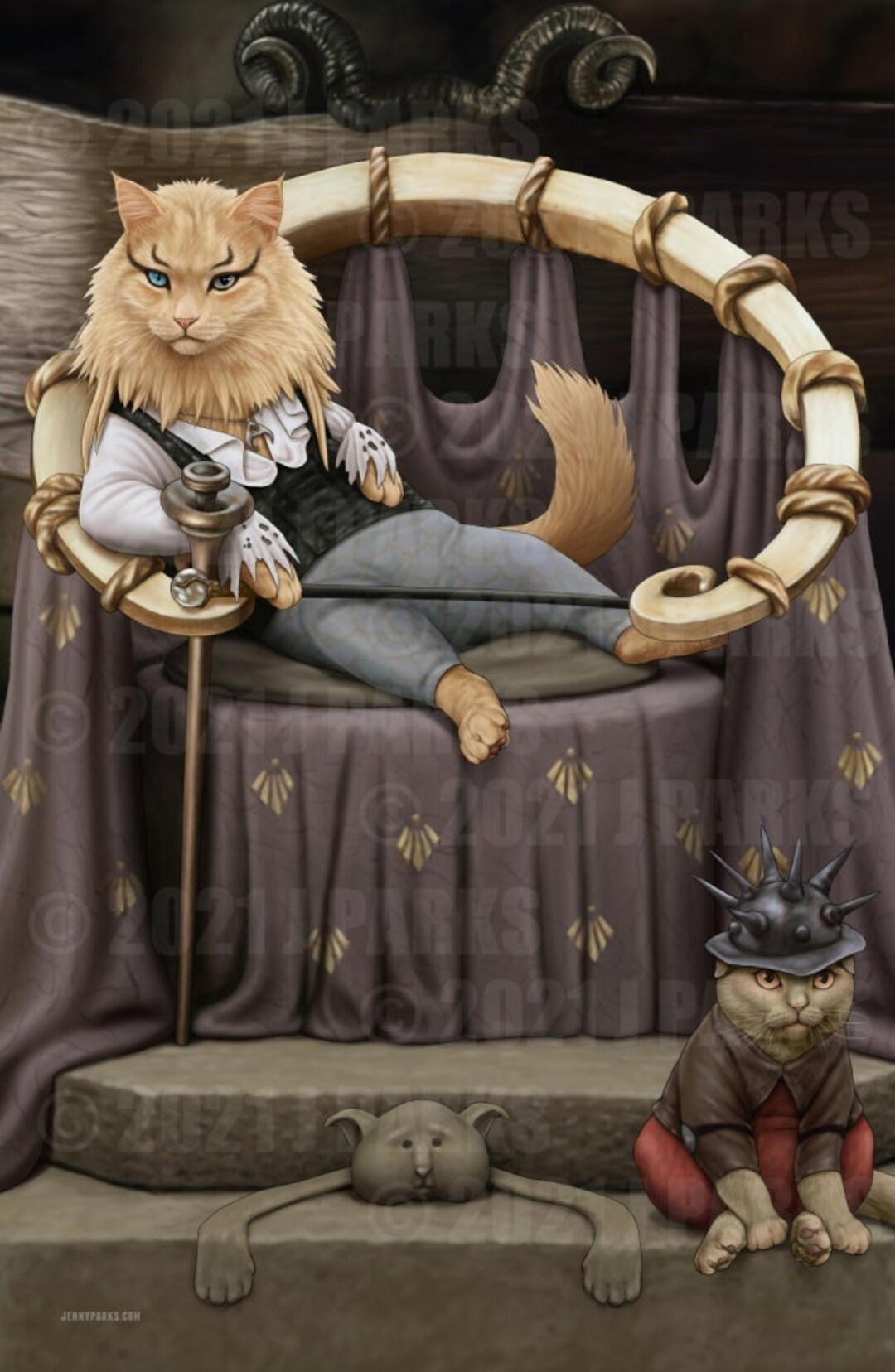 Jareth the Goblin-cat King 11x17 Poster - Etsy