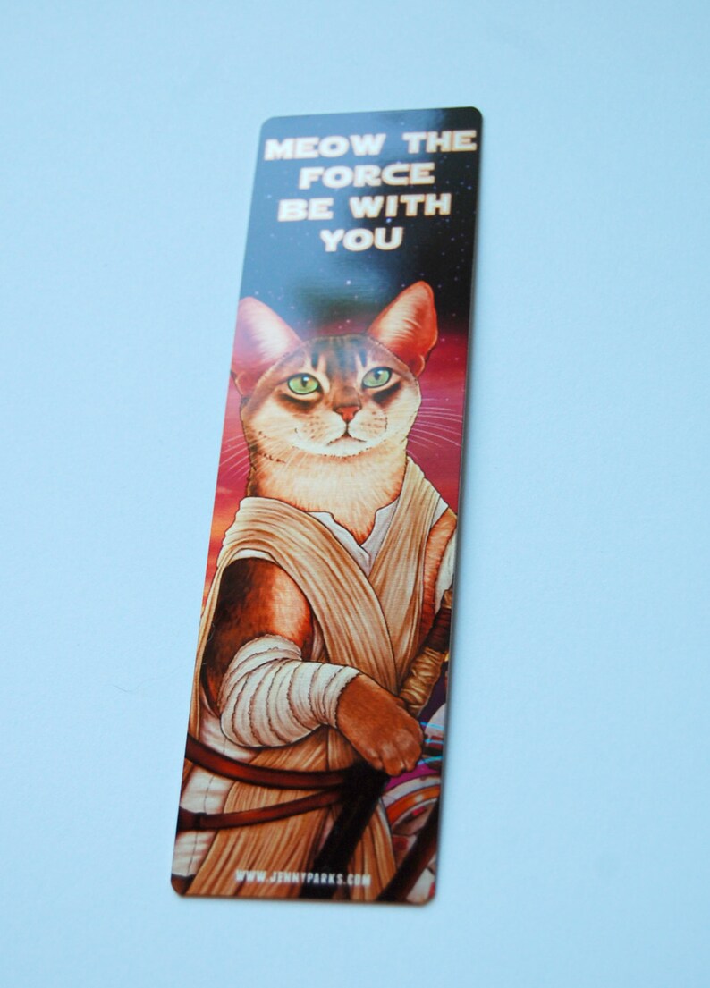 Rey Cat Metal Bookmark - Etsy