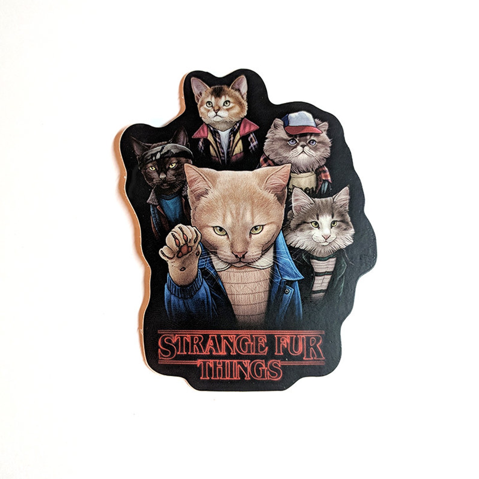 Stranger Fur Things Sticker - Etsy
