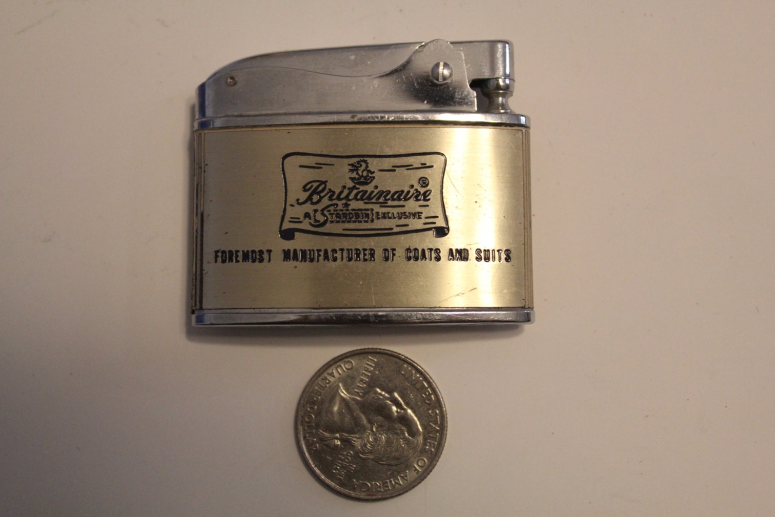 1950s Mastercraft Lighter With Britainaire/samuel Starobin Advertising ...