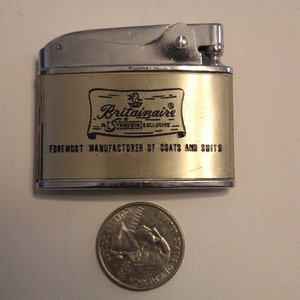 1950s Mastercraft Lighter With Britainaire/samuel Starobin Advertising ...