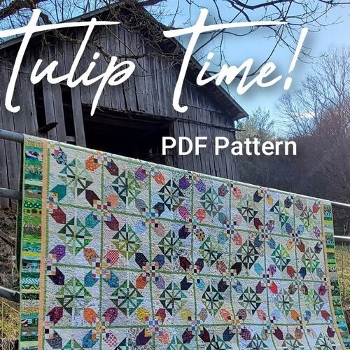 Flower Pots Quilt Pattern PDF the Pattern Basket - Etsy