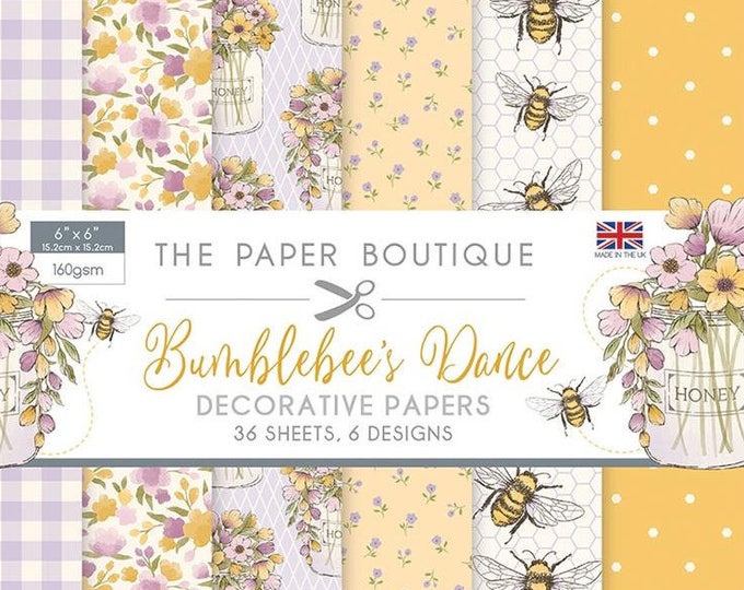 Bee CARD STOCK, Bumblebee Cardstock, Bee Print Paper, the Paper ...