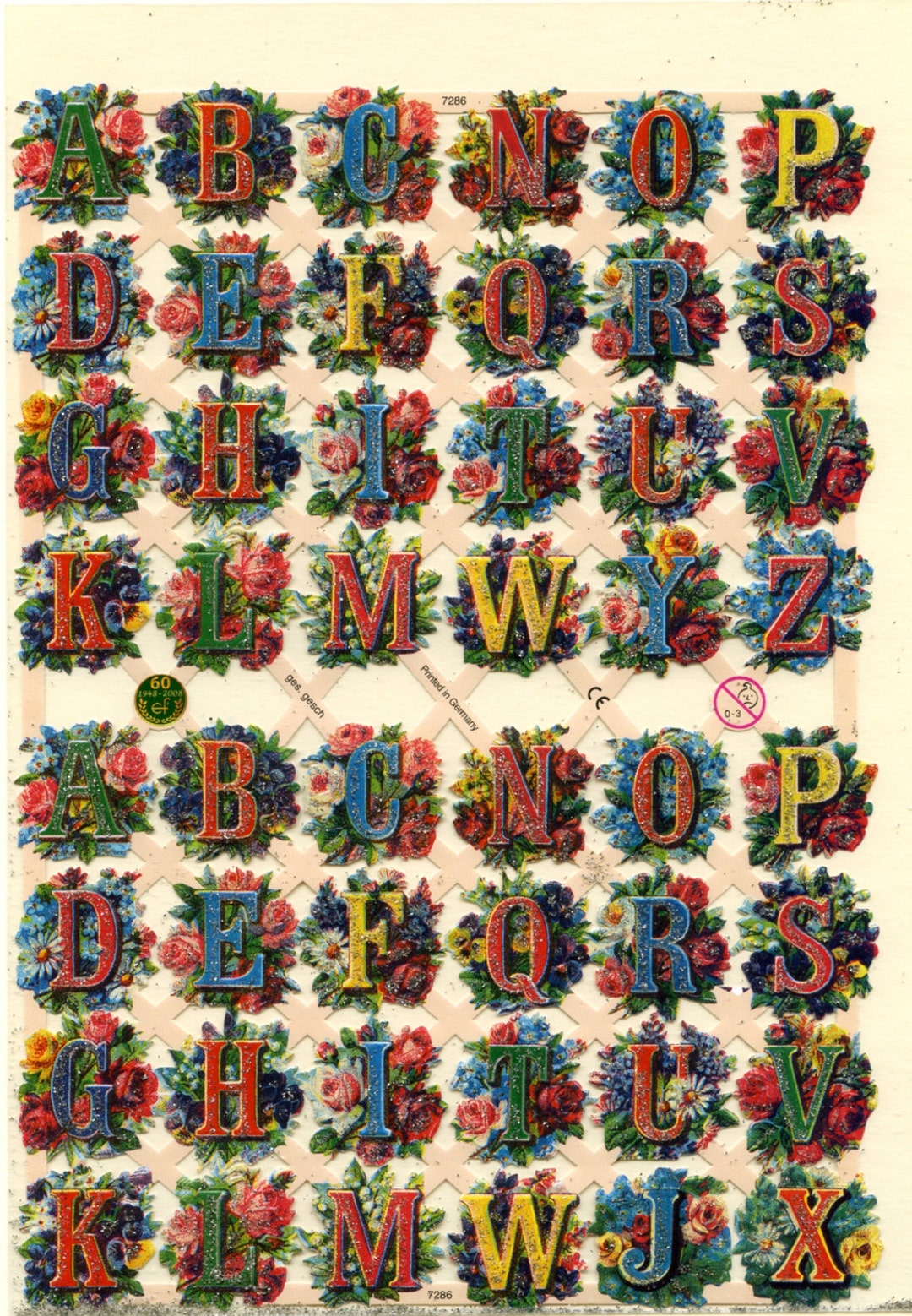 Alphabet SCRAP RELIEFS Paper Alphabet Die Cut Letters Scrap - Etsy