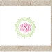Classic Script Monogram Stationery 25 Notes & Envelopes - Etsy