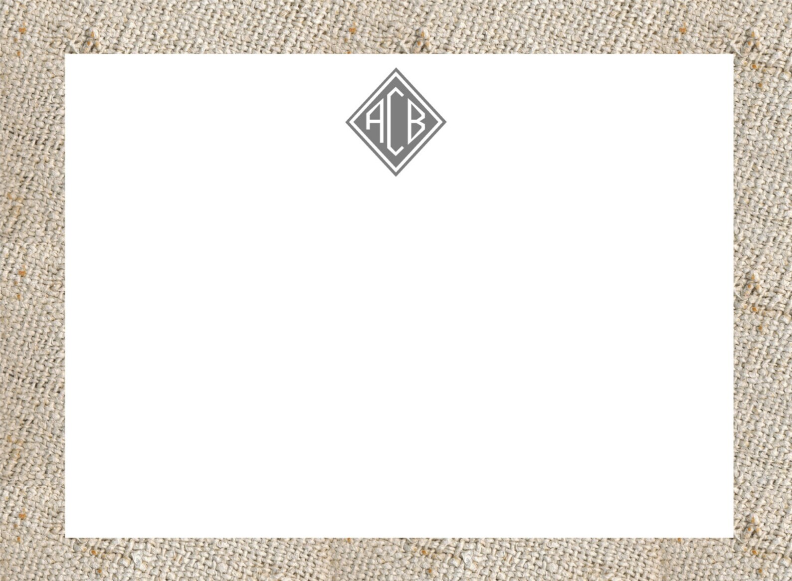 Monogram Note Cards - 25 Cards & Envelopes - Etsy