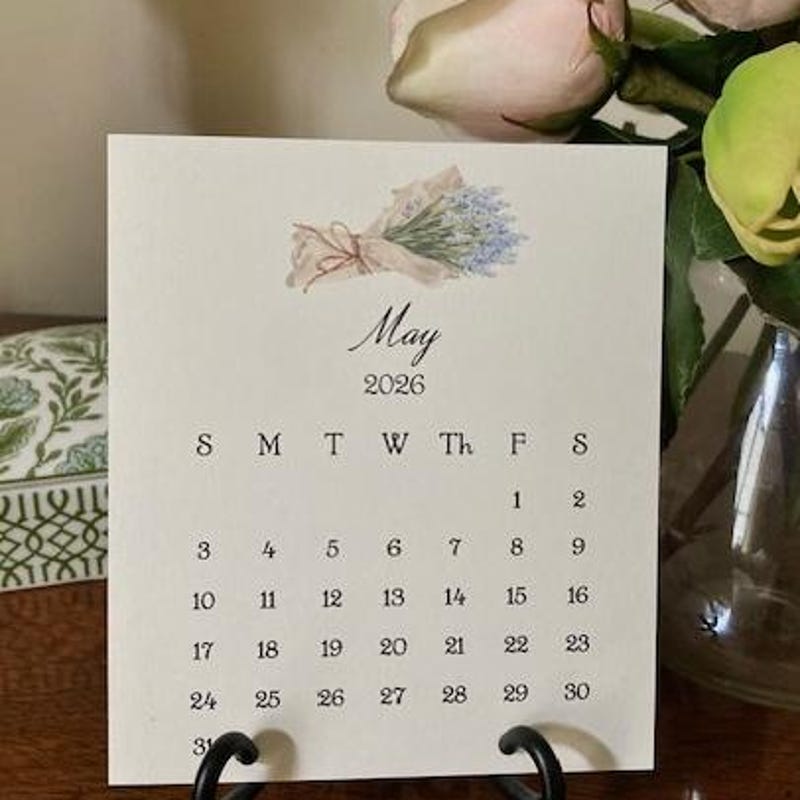 Small 2026 Desk Calendars - Etsy