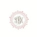 Classic Script Monogram Stationery 25 Notes & Envelopes - Etsy