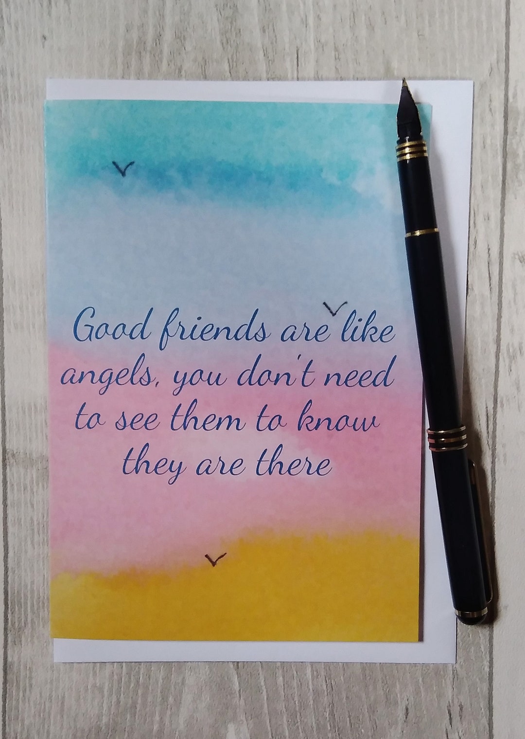 Good Friends Card. Thinking of You Card. Friends Card. printed - Etsy UK