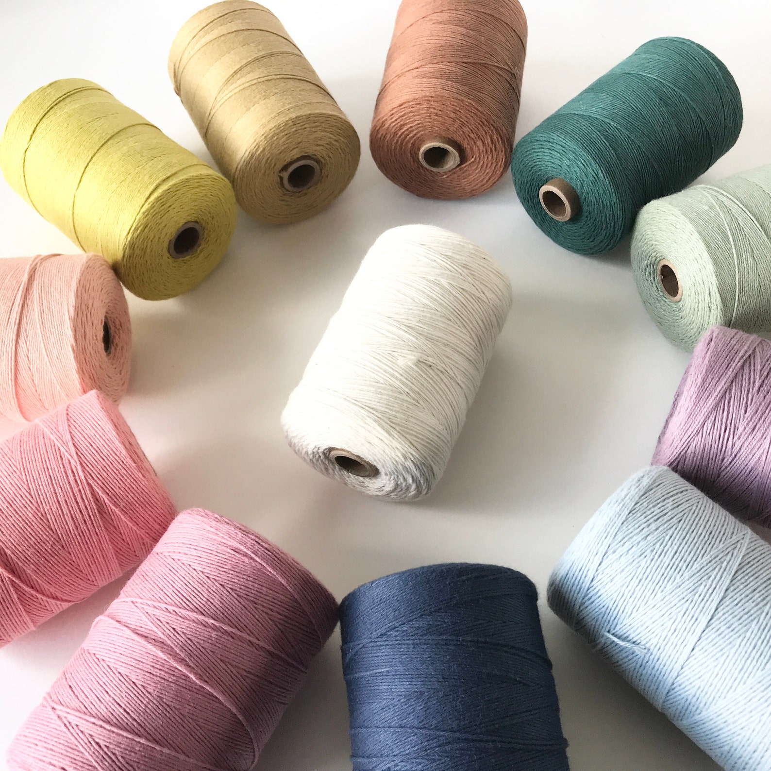 Cotton warp thread 1/2 pound warp yarn 8/4 cotton rug warp | Etsy