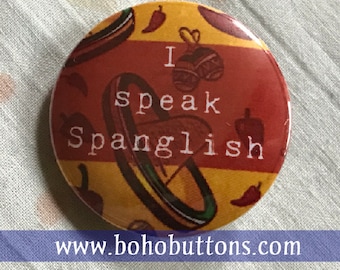 I Speak Spanish Pins | Etsy