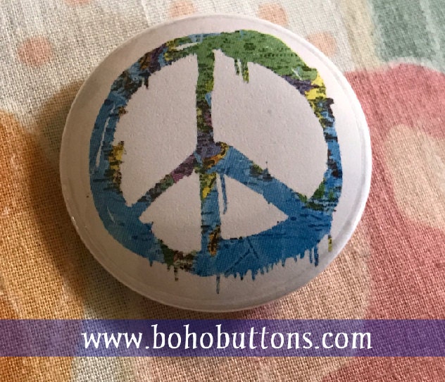 Peace Sign Paper Plates