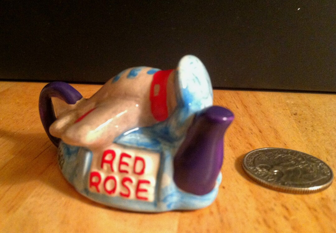 Red Rose Tea Miniature Teapot 1903 Plane ~ Made in Canada ~ Free ...