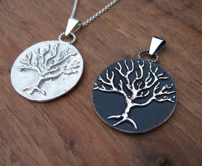 Sterling Silver Tree of Life Pendant Hand Made OOAK - Etsy