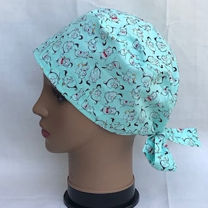 Unisex Scrub Hat-lilly Inspired Mermaids-regular & Euro-usa Made-scrub ...